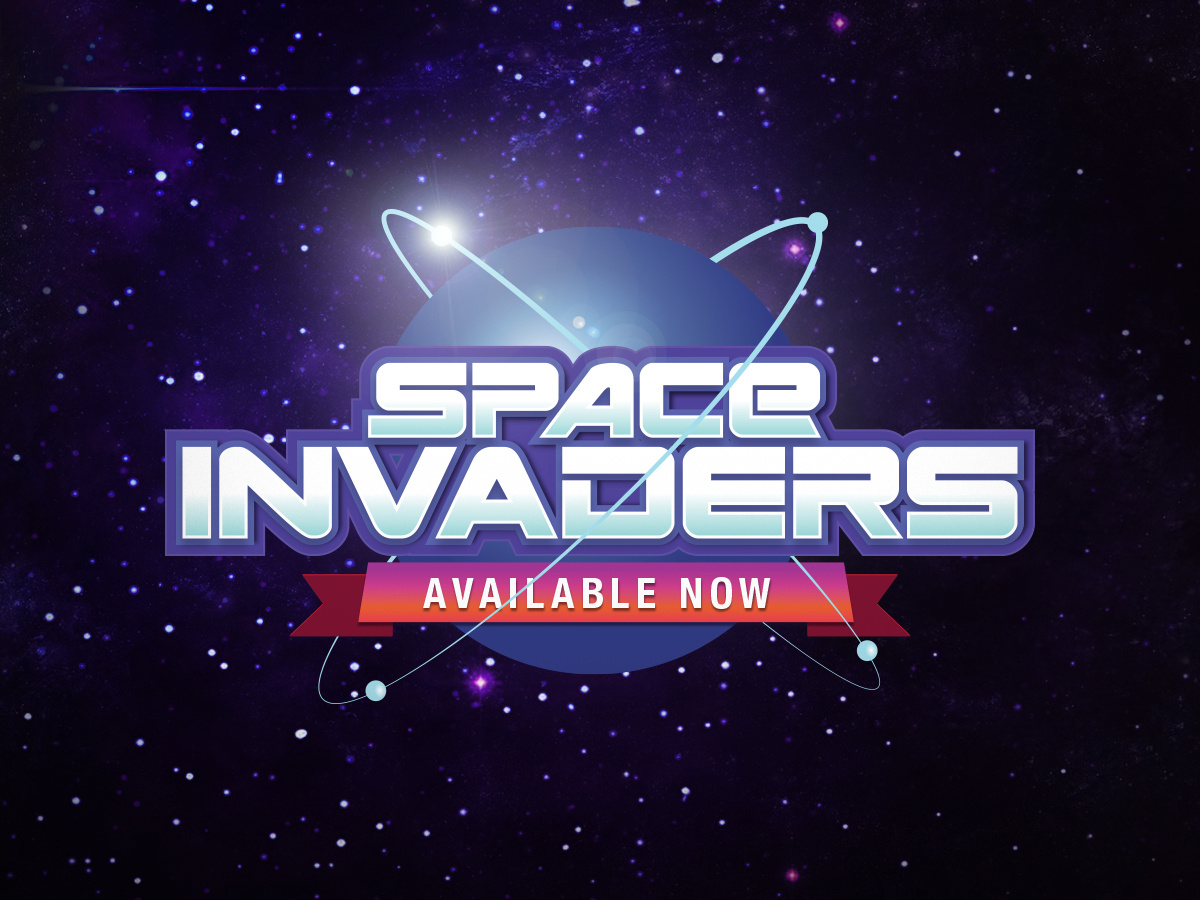 Space Invaders Logo by Sam Joshua on Dribbble