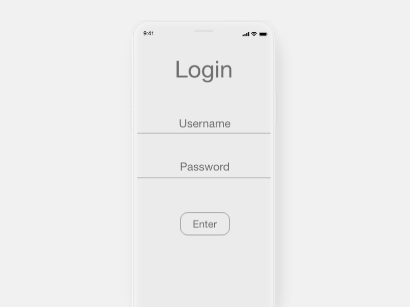 Login 🔐 by Gabriele Napolitano on Dribbble