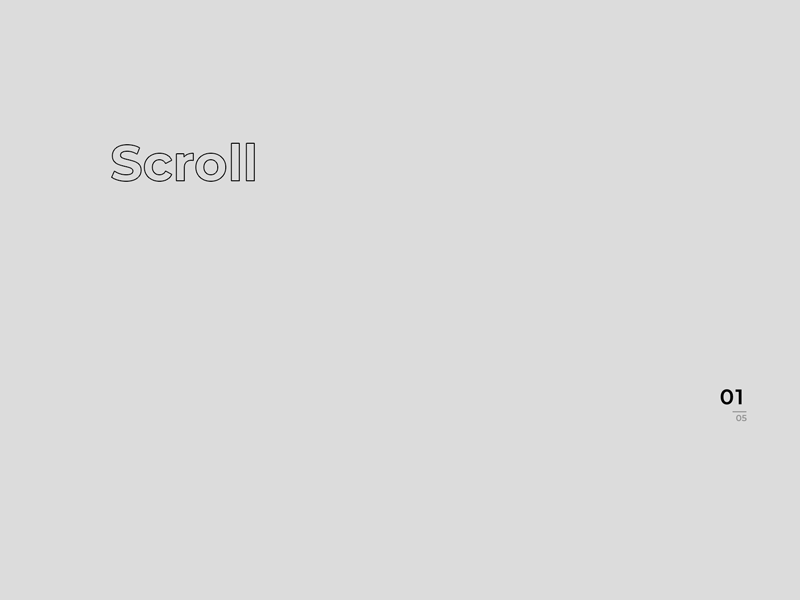 Scroll Animation by Nick Cuda on Dribbble