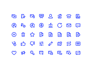 Icons 24x24 by Sergey Osokin on Dribbble