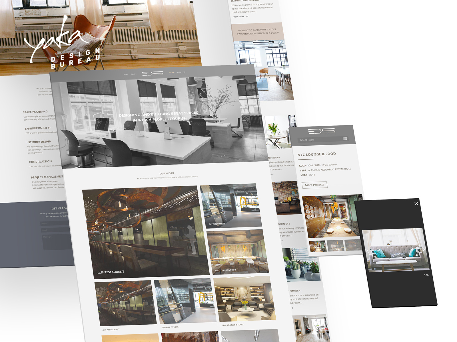 Web Design UX/UI | EDS INTERIOR ARCHITECTURE by Oleksandr G. - Yaka ...
