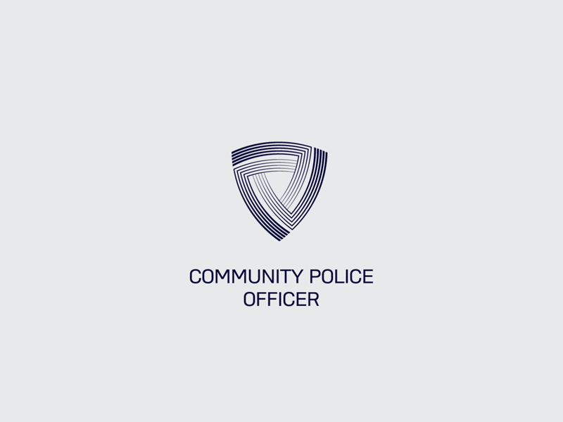 community police officer logo by matchavariani on Dribbble
