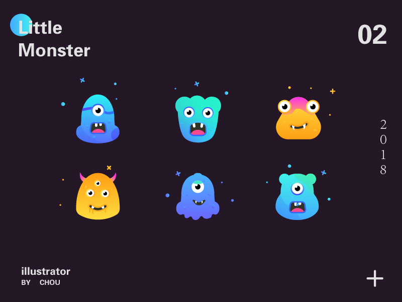 Litter Monster by CHOU on Dribbble