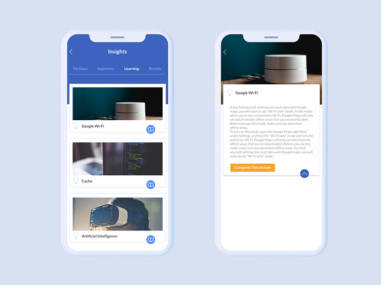 News App by Ana R on Dribbble