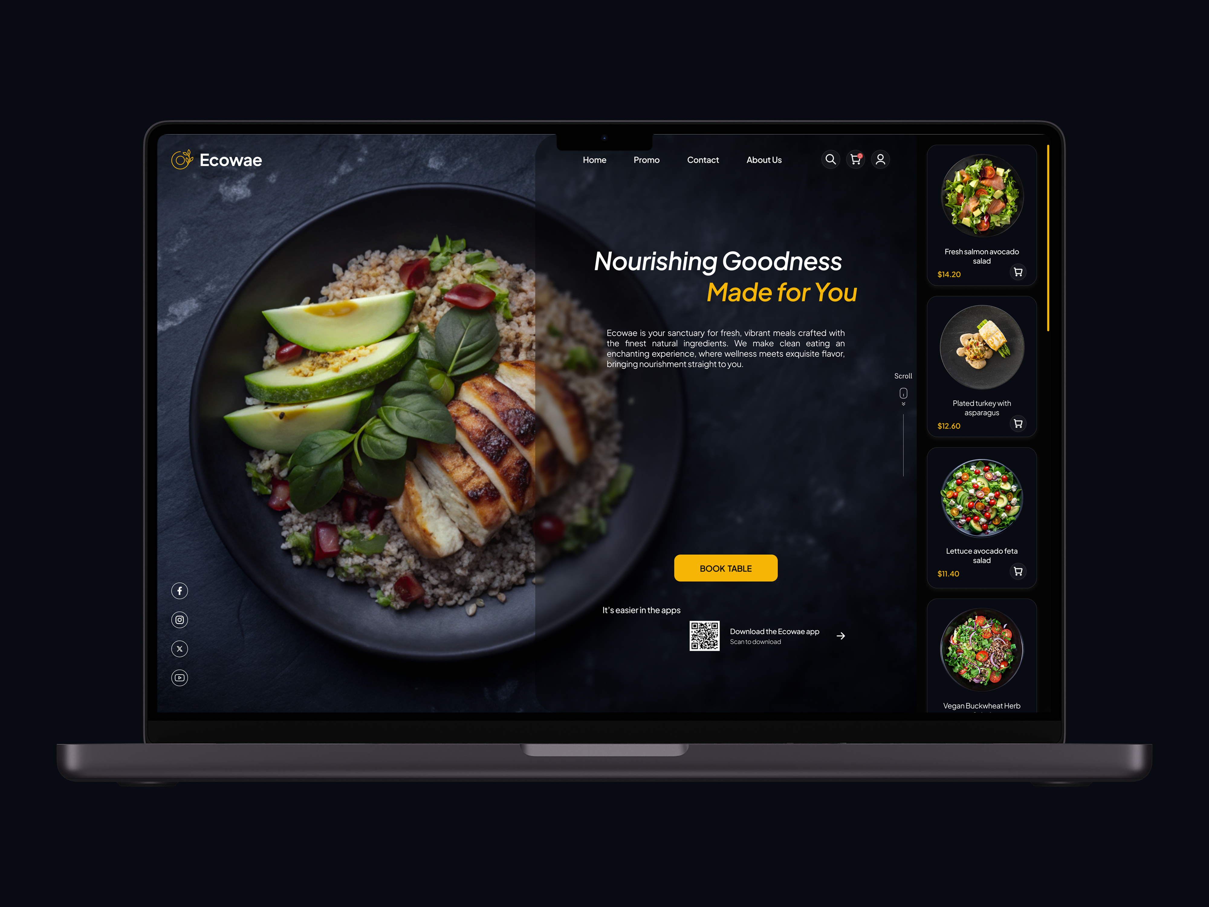 Ecowae - Healthy Food Web App Design by Gilang Wibisono on Dribbble