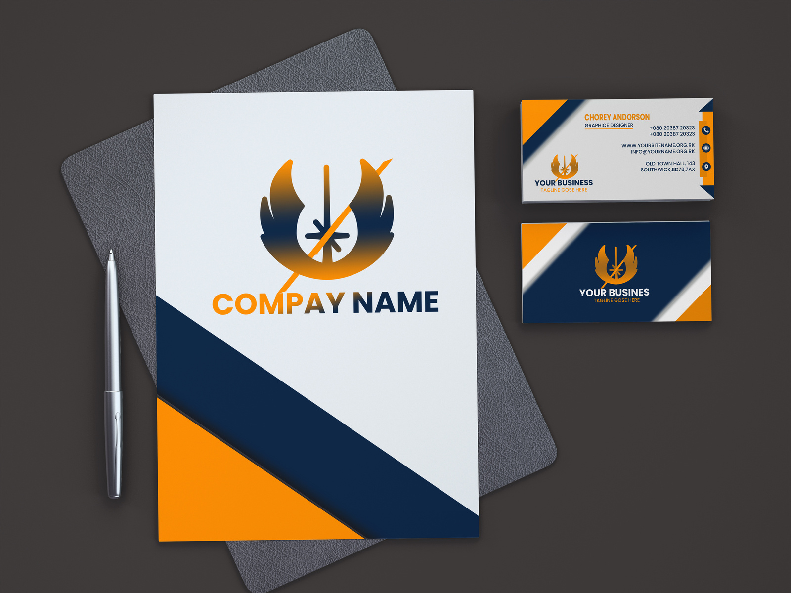 Logo & Business Card by Md Masud Khan on Dribbble