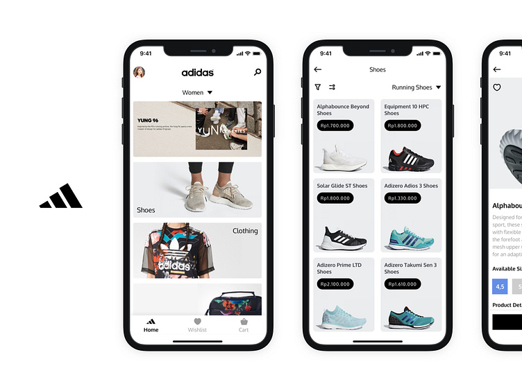Adidas Concept App by Alver Hothasi on Dribbble