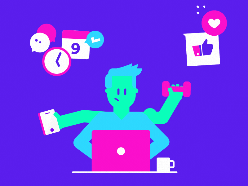 Work, work, work! by Wevoke on Dribbble