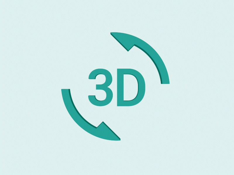 Material Design Icons - 3D Rotation by Elise Boissinot on Dribbble