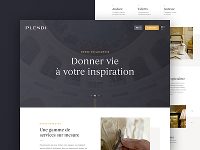 Plendi - Home by Tanguy Garez on Dribbble
