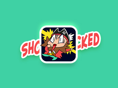 Pirate Shocked by heynic.com on Dribbble
