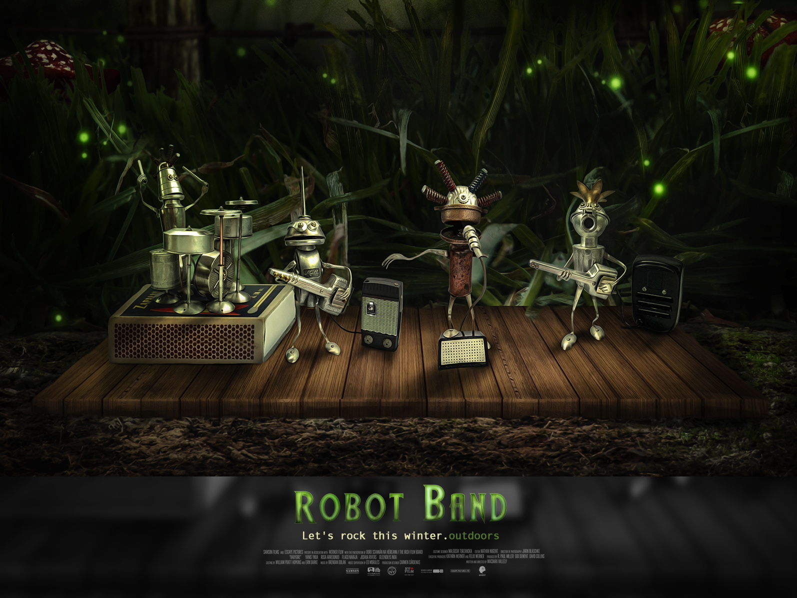Robot band by Ken Ghost on Dribbble