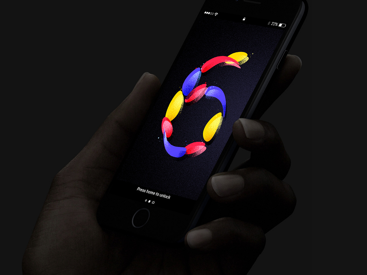 Welcome 👋 iPhone Lockscreen by Sebastian Jungbluth on Dribbble