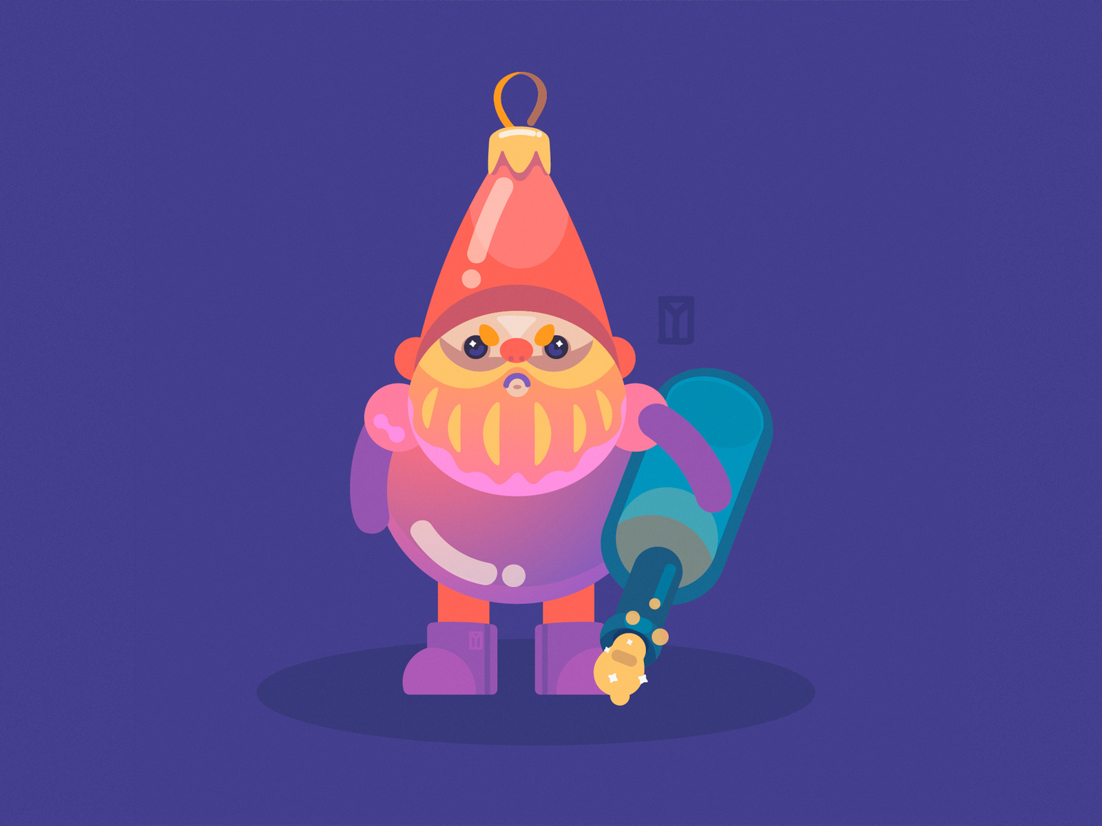 Party Dwarf by y_for_yanina on Dribbble
