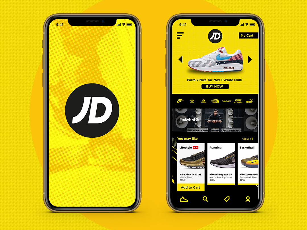 JD concept mobile application by NUTHON on Dribbble