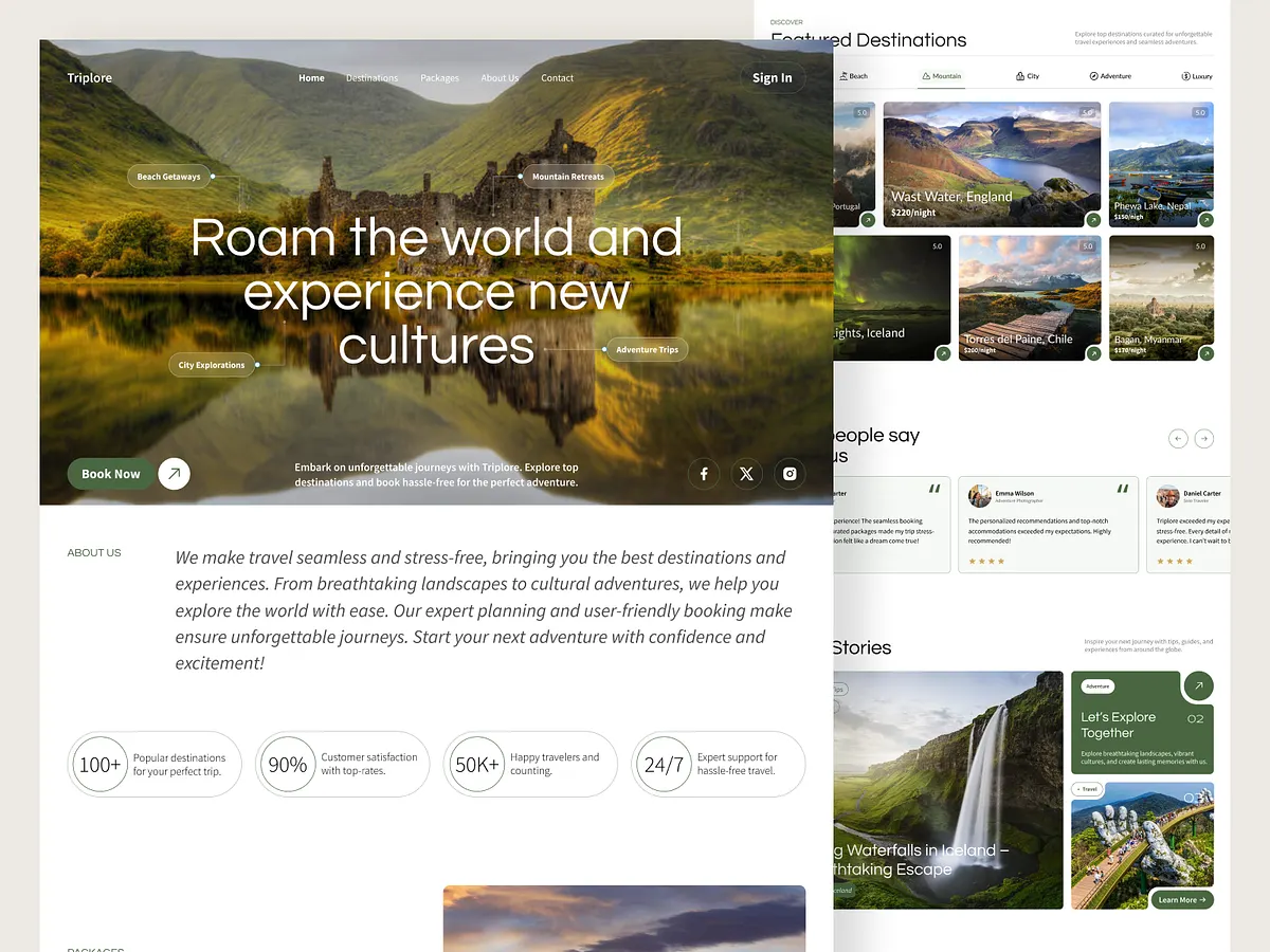 Browse thousands of Travel Website Color Palette images for design ...
