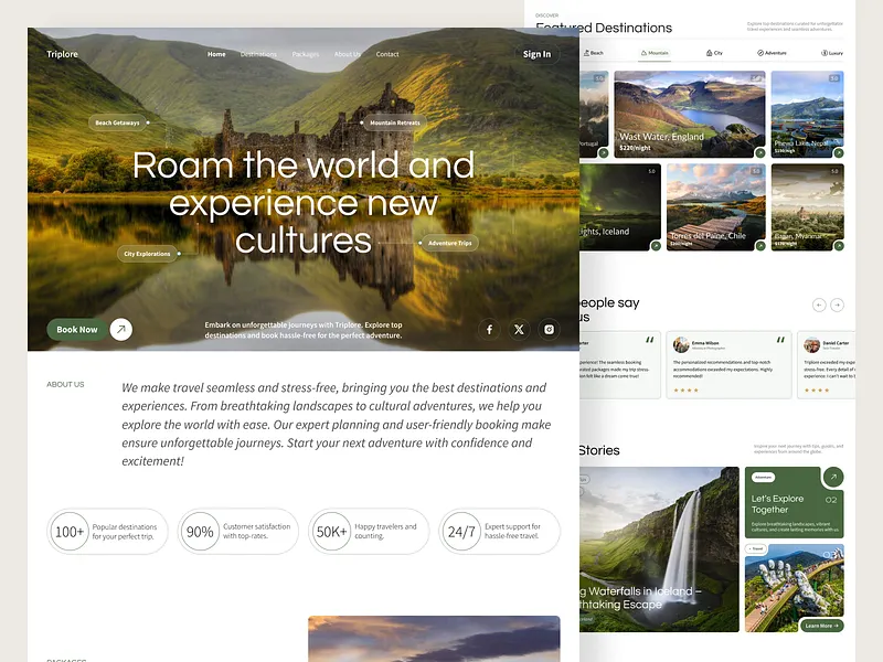Browse thousands of Travel Website Color Palette images for design ...