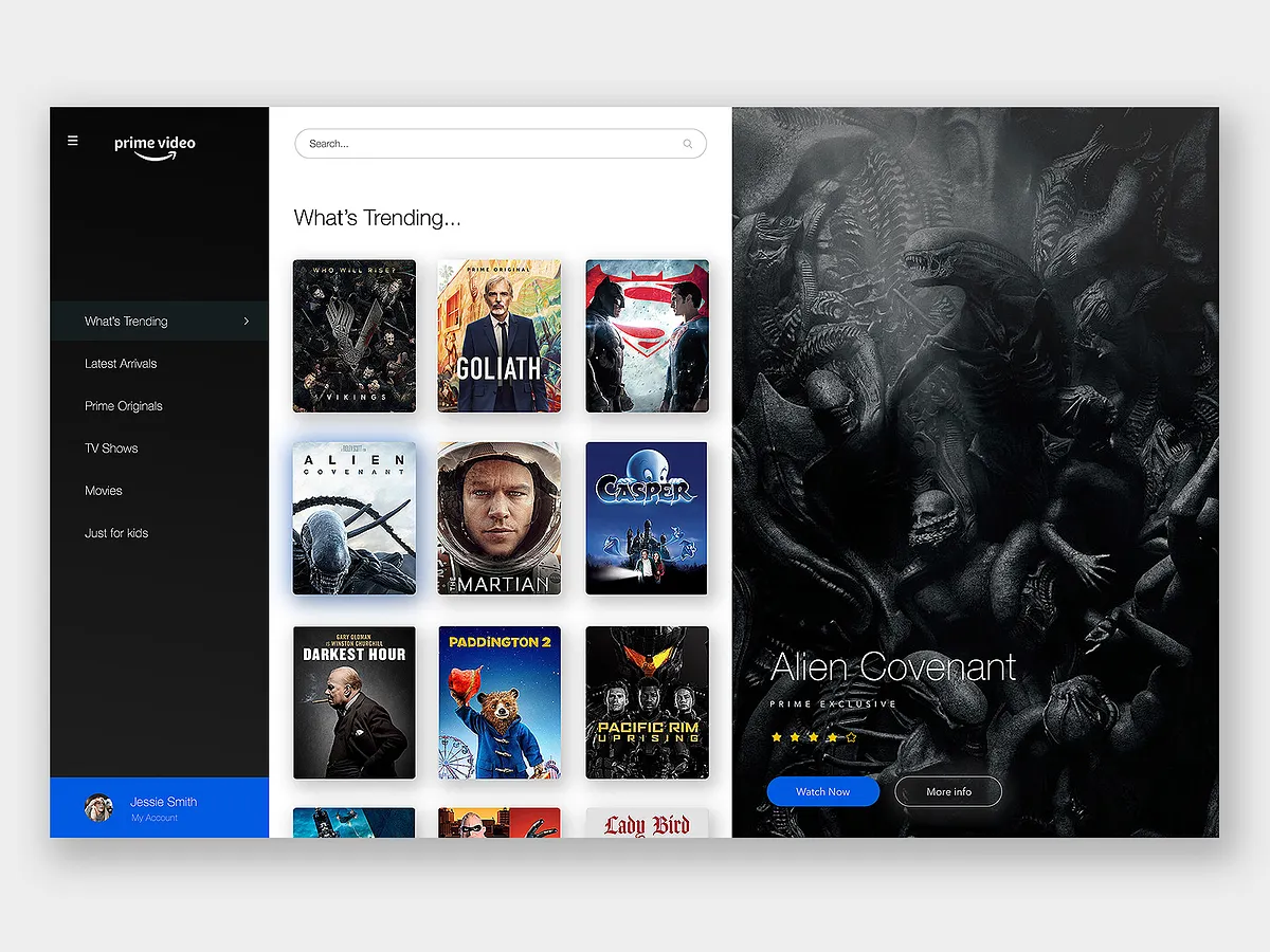 Browse thousands of Amazon Prime Redesign images for design inspiration ...