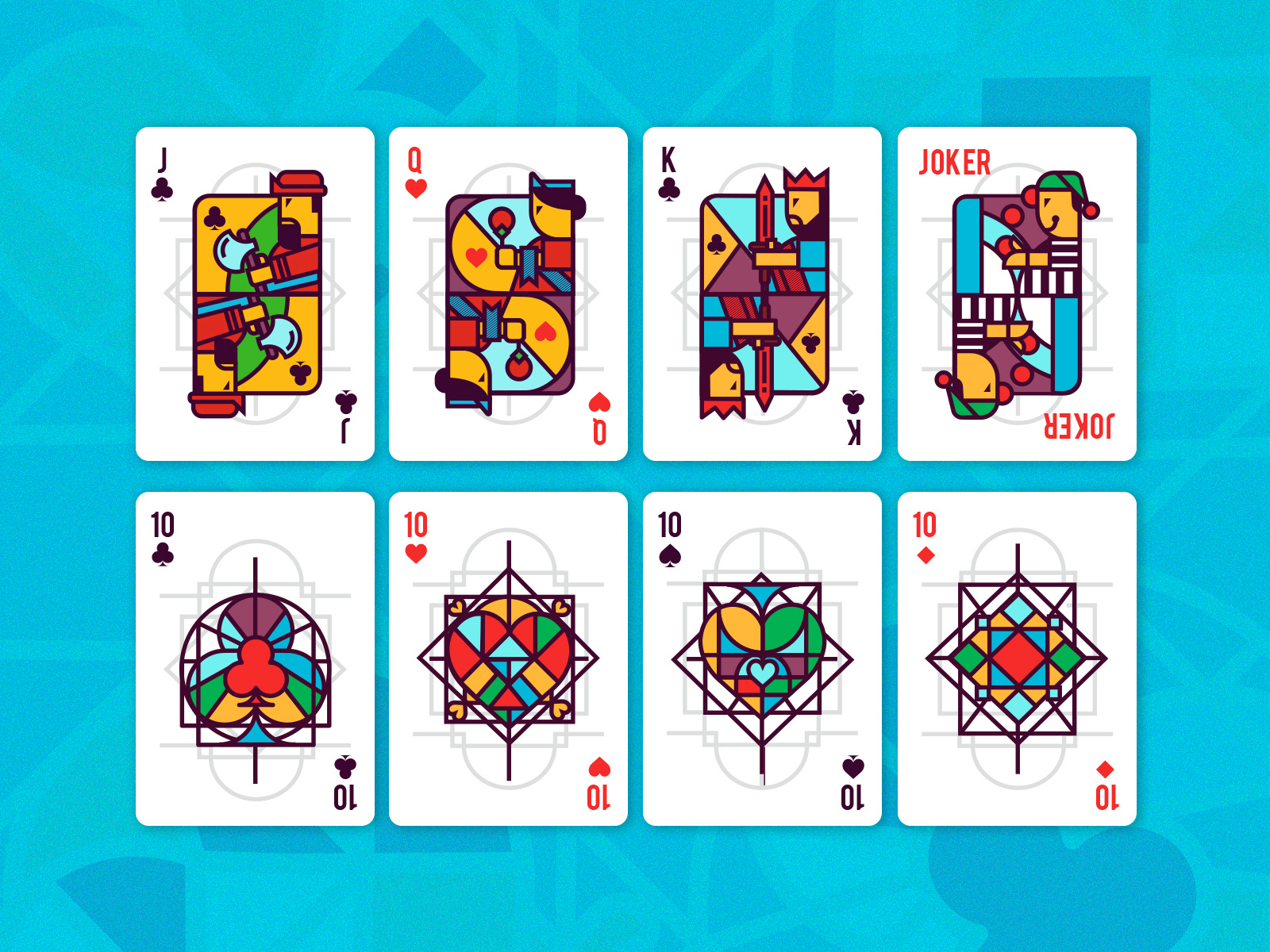 Minimal - Playing Cards by Jeffin Jacob on Dribbble