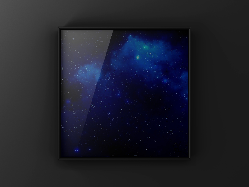 Galaxy frame by SiteExact on Dribbble