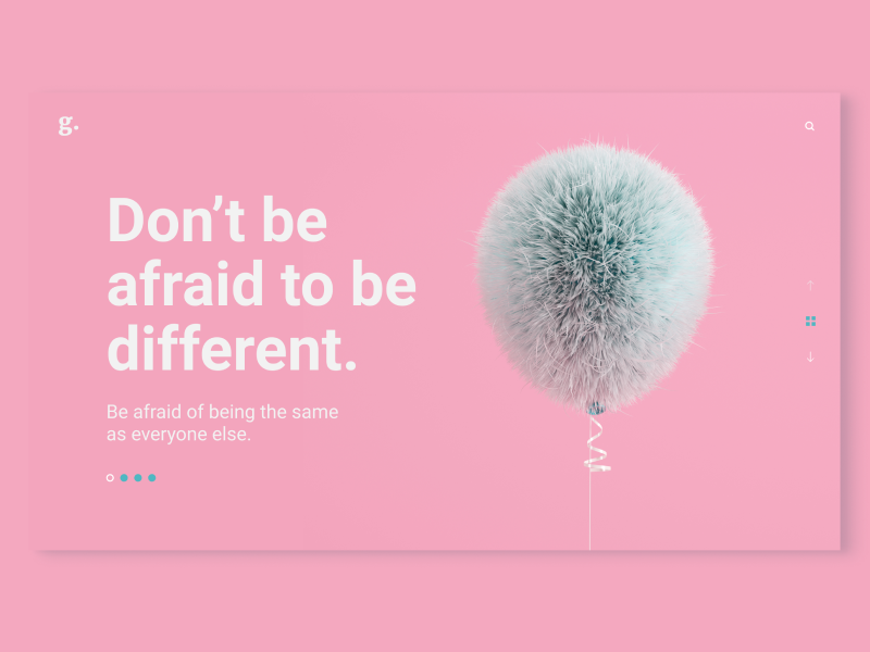 simple page design by Malgorzata Kardynal on Dribbble