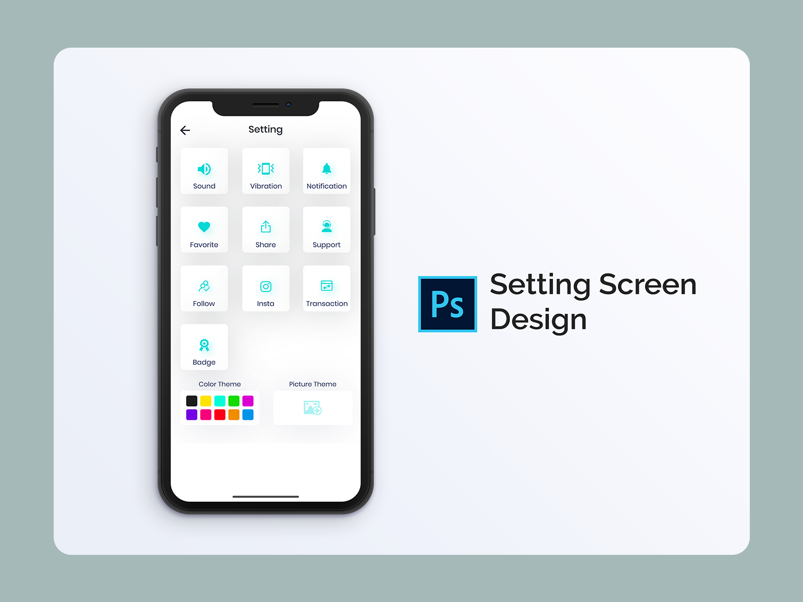 Setting Screen Design by Ankit Gajera on Dribbble