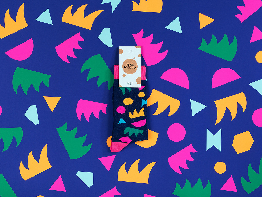 Feat.Sock Co Socks by Hello Mister Frank Studio on Dribbble