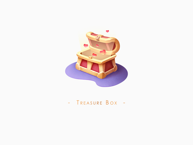 Treasure Box by Crystal Yumumu on Dribbble