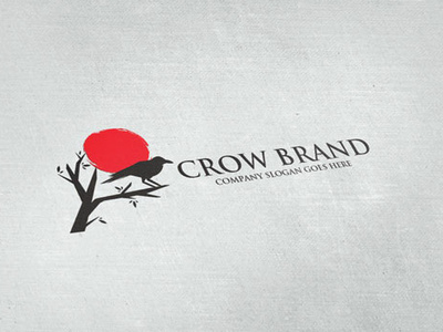 crow logo by Arnadi on Dribbble