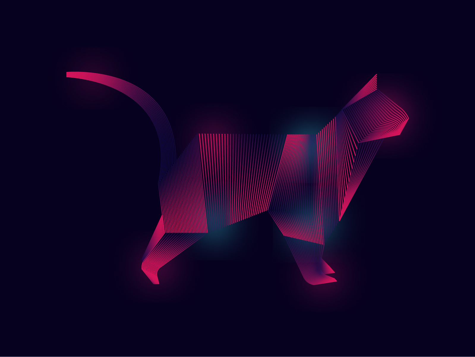 Cat - LineArt by Rakshith N on Dribbble