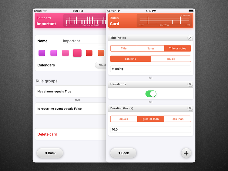 Timeview for iOS by noidentity on Dribbble