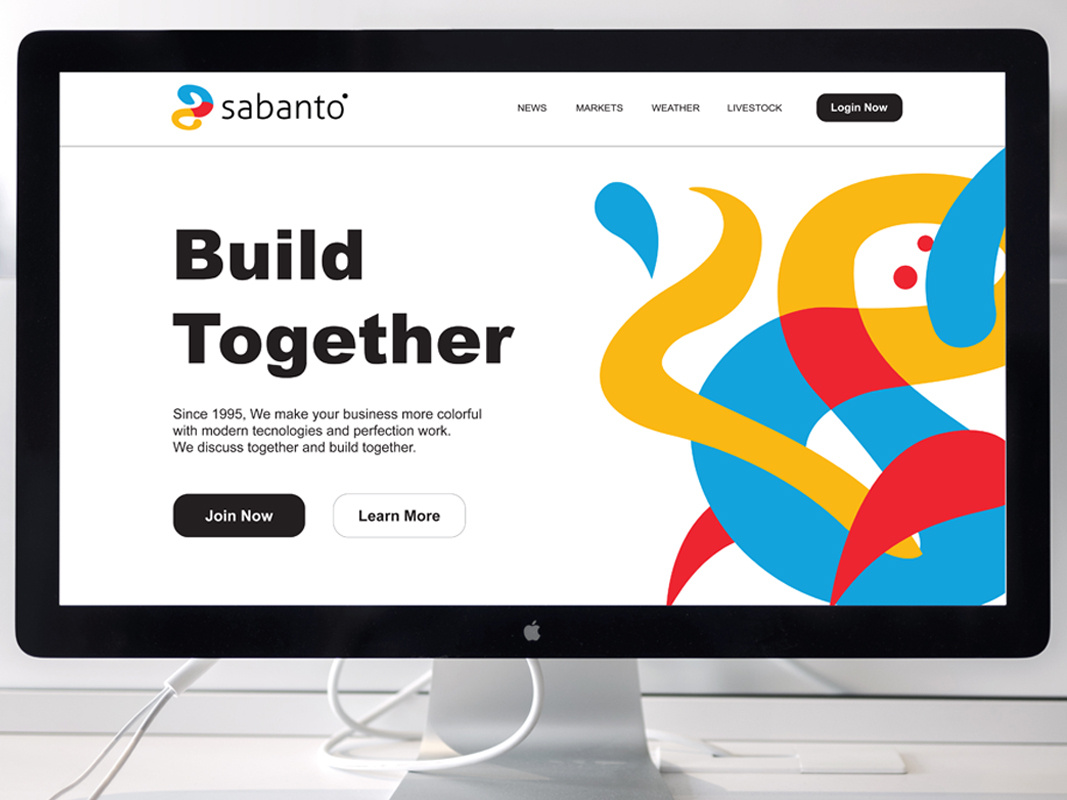 Sabanto Logo&Website Concept by Handira Designs on Dribbble