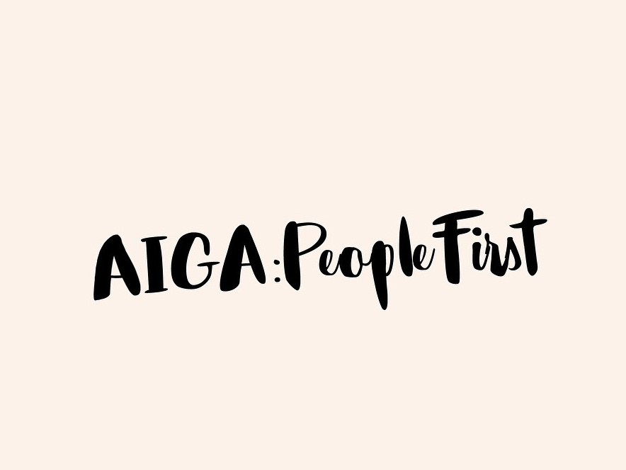 AIGA: PeopleFirst - Logo by Luke Finch on Dribbble
