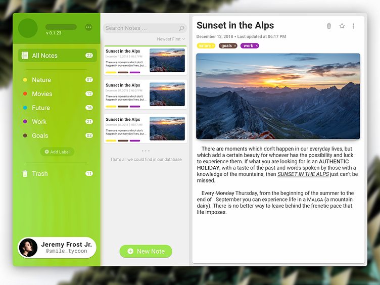 Note Taking App UI Design by Rakesh Peela on Dribbble