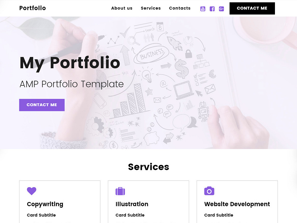 8b | HTML Portfolio Template! by 8b Website Builder on Dribbble