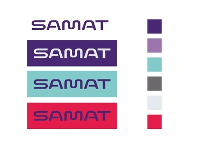 Logo Restyling Samat by Alvaro Rubioc on Dribbble