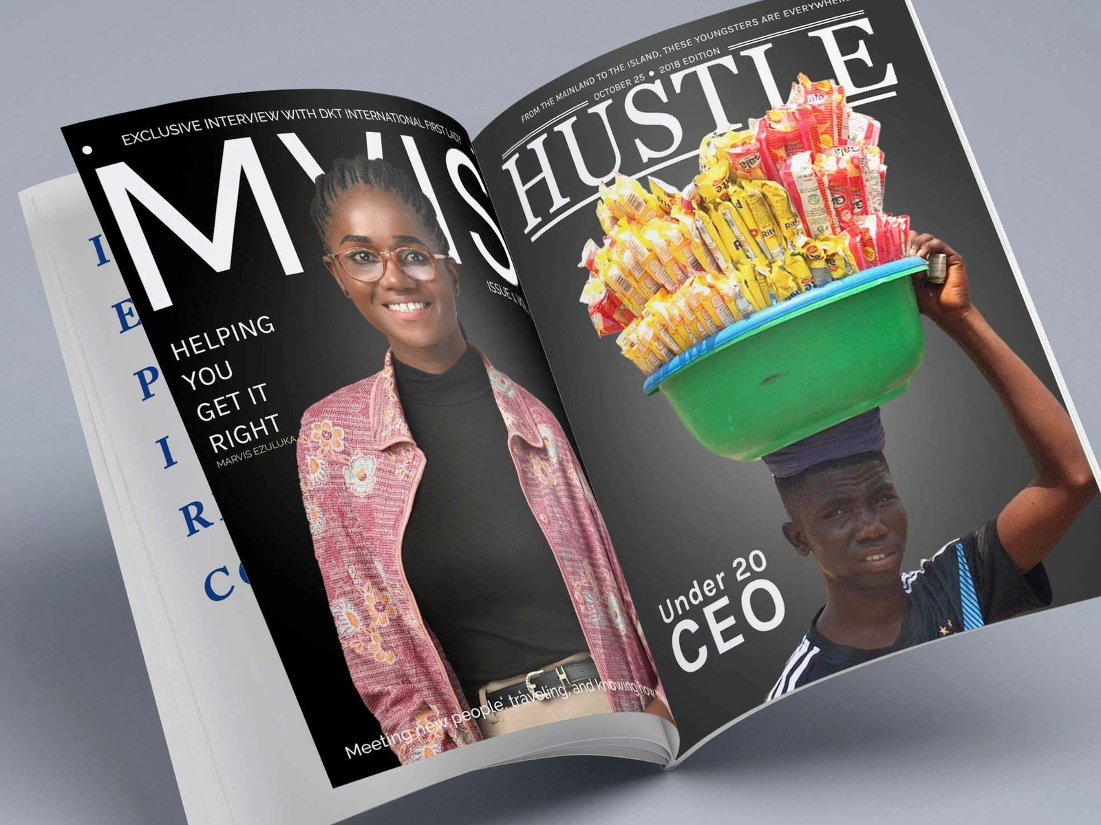 Mag Cover by Teri Eyenike on Dribbble