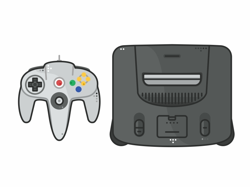 Nintendo 64 by Aleksandar Savić / Almigor Studio on Dribbble
