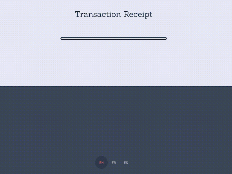 Transaction Receipt by Matheus Costa on Dribbble