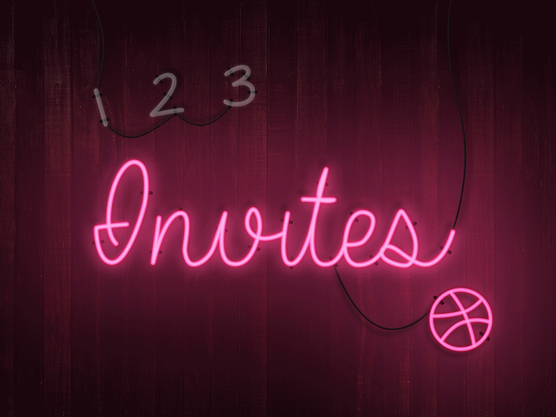 3 Invites by Dan Shannon on Dribbble