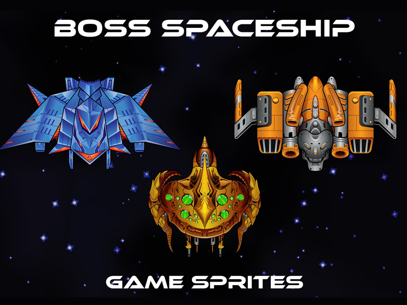 Spaceship 2d Sprite Png