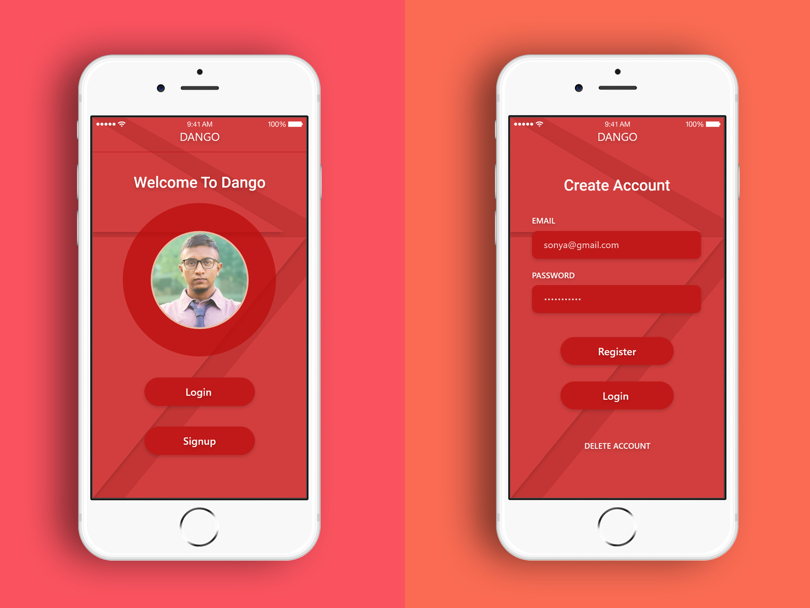 Dango Login Screen Design by Subroto Shan on Dribbble