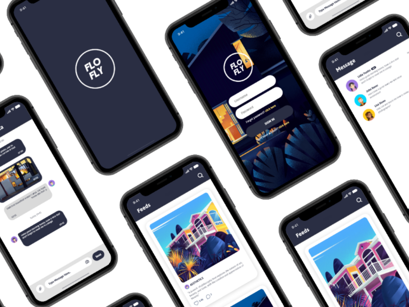 FloFly by Indra Juliana on Dribbble