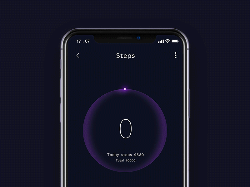 Step Tracking - UI by Vinci Wu on Dribbble