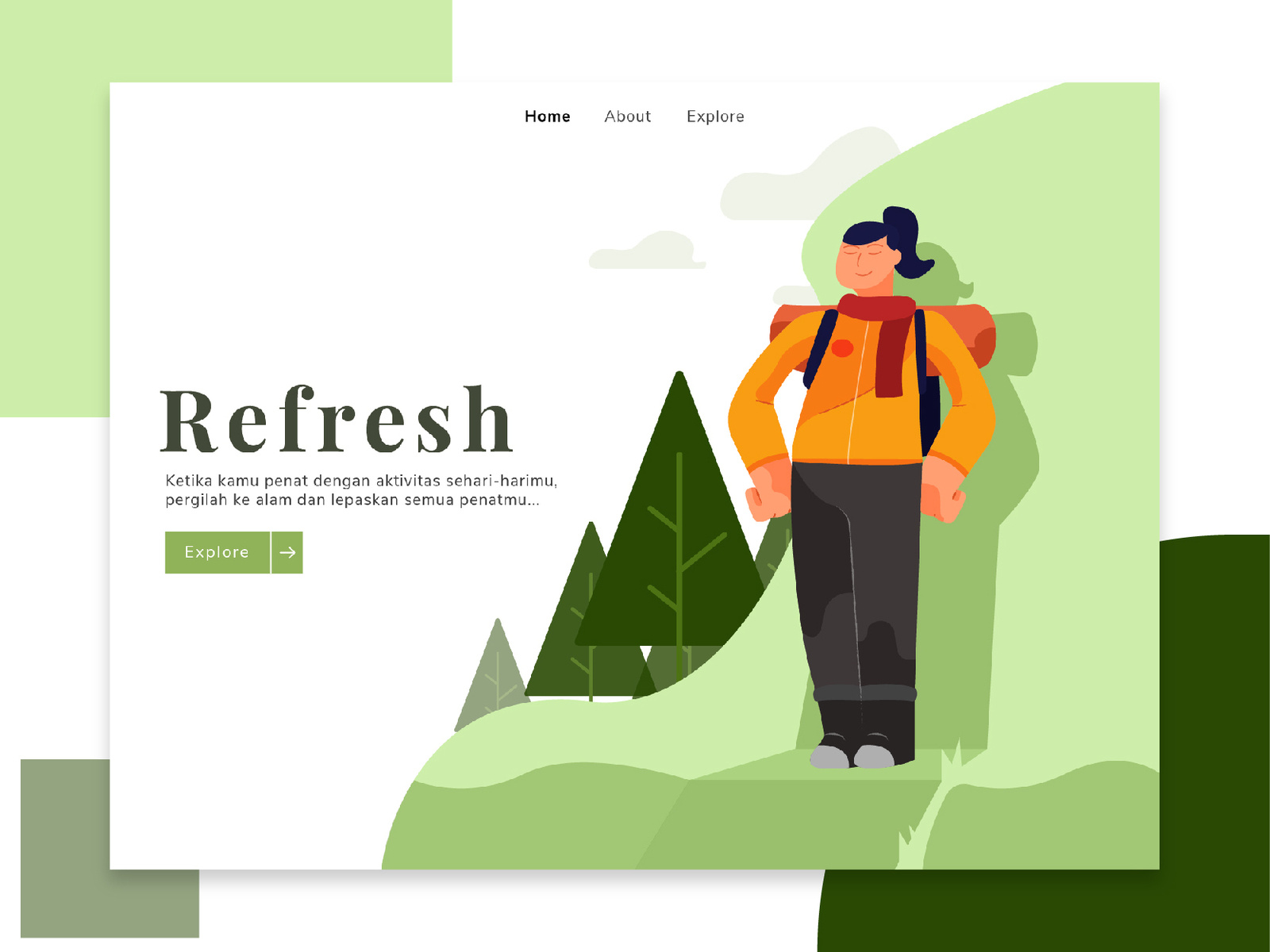 Refresh Illustration by Bagas Nirwan on Dribbble