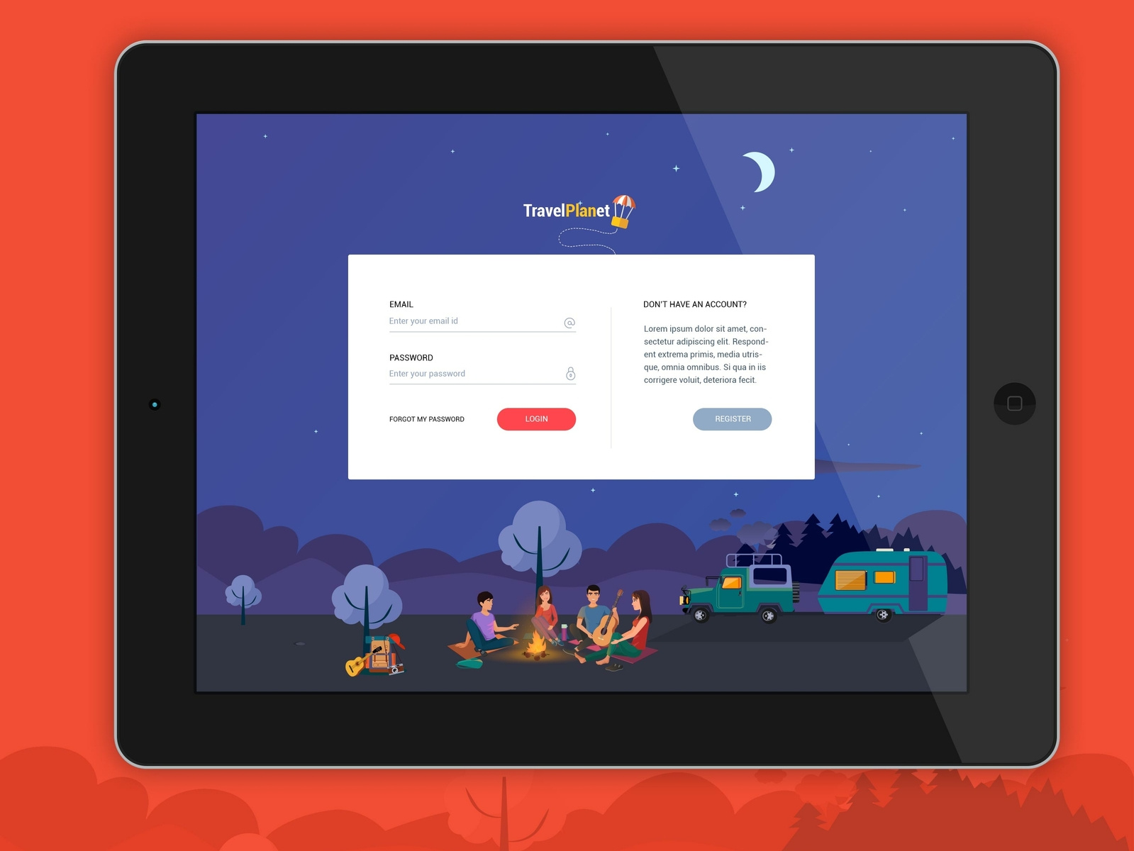 IPad App UI Design Concept by Sminju on Dribbble
