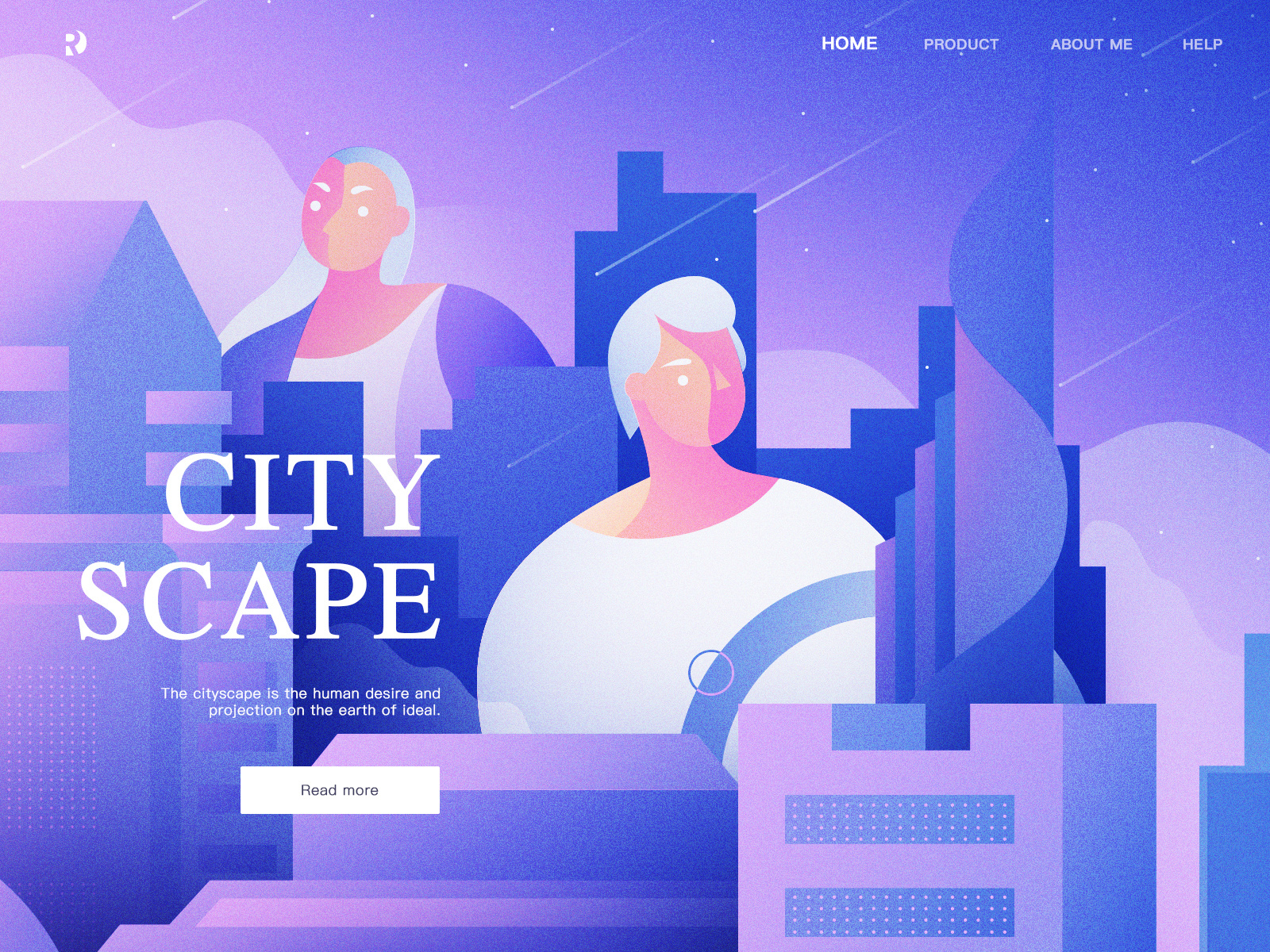 Cityscape by Muriel for RaDesign on Dribbble