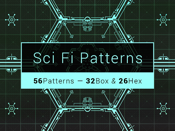Science Fiction Patterns by Elliot Pessah on Dribbble