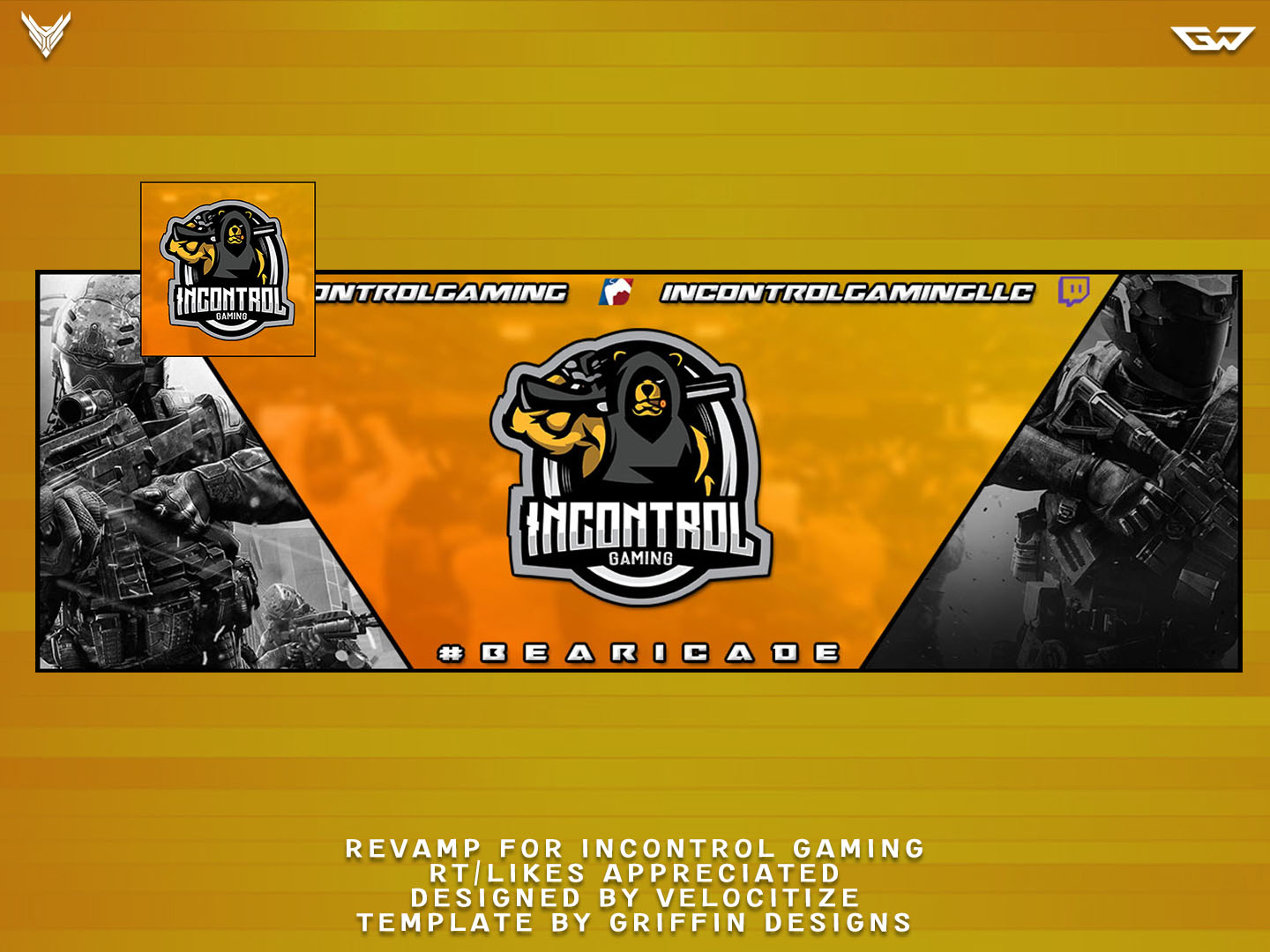 InControl Gaming Revamp by Ke'Moni Champion on Dribbble