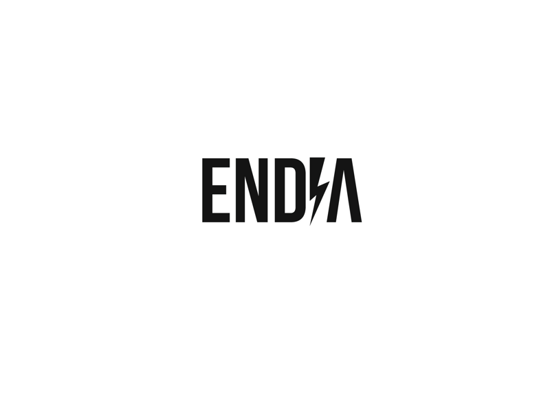 Endia logo design by Ken Danpome on Dribbble